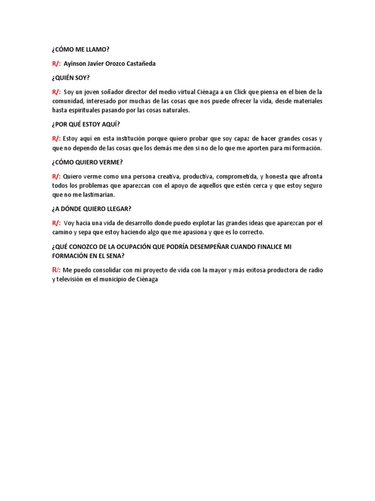 Cómo Me Llamo | PDF