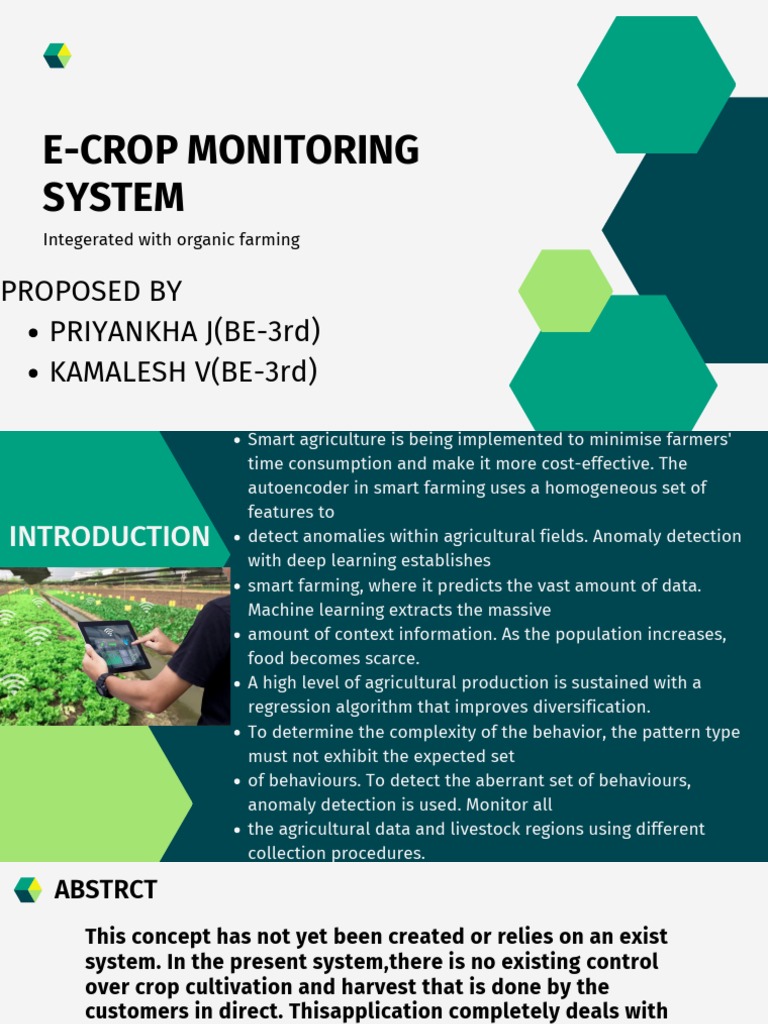 E-CROP MONITORING SYSTEM (Integerated With Organic Farming | Download ...