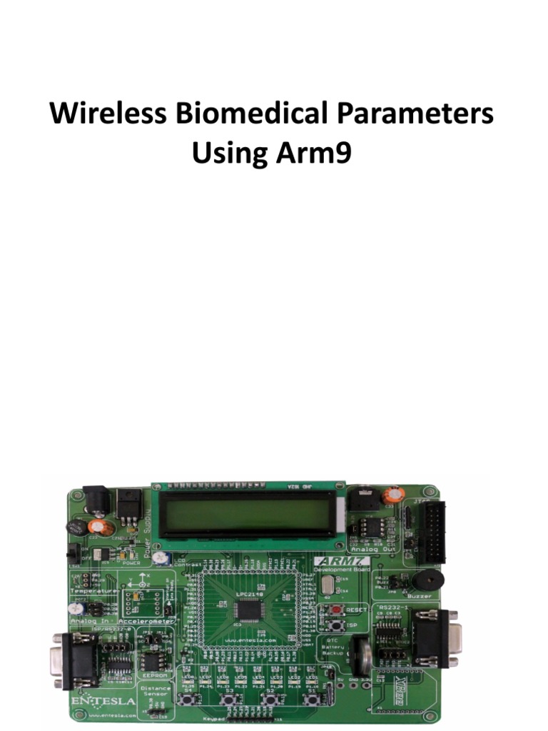 Wireless Biomedical Parameters Using Arm9 | PDF