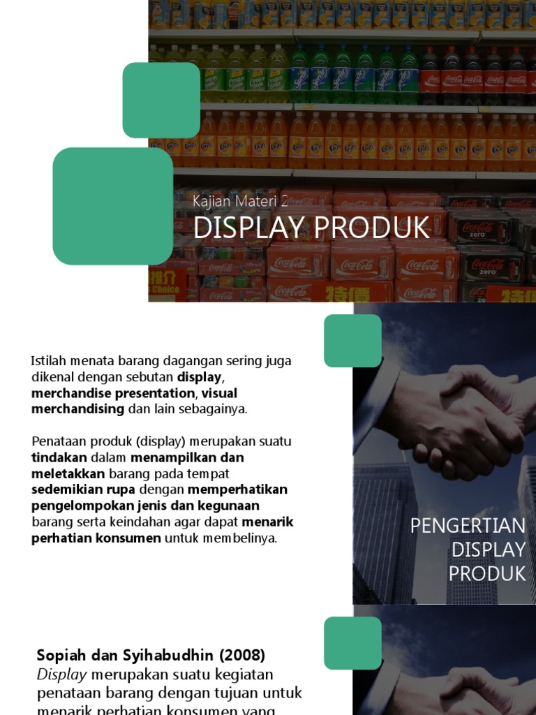 Modul 3 - Penataan Produk - Kajian Materi 2 (Display Produk) | PDF