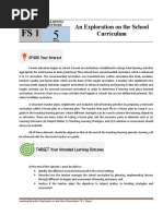 FS Episode 8 | PDF | Curriculum | Lesson Plan