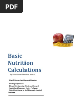 Hamwi Equation | PDF | Nutrition | Diet & Nutrition