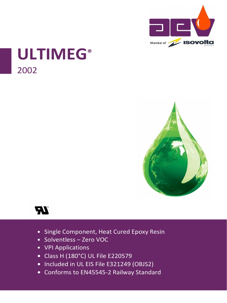 Ultimeg 2002 - H Single Component Epoxy Resin | PDF | Epoxy | Materials