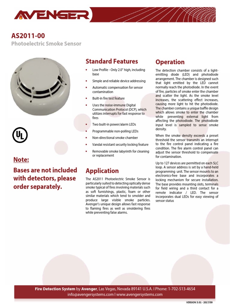 10.0.3 - Smoke Detector | PDF | Light Emitting Diode | Smoke