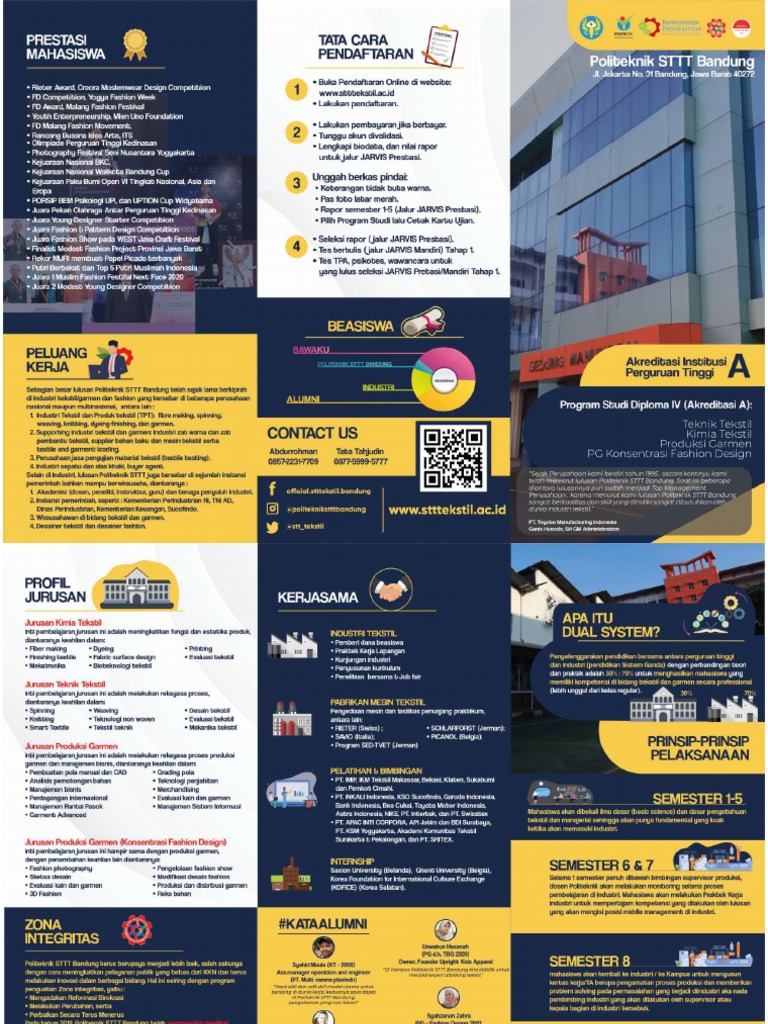 Leaflet Promosi Politeknik STTT Bandung | PDF