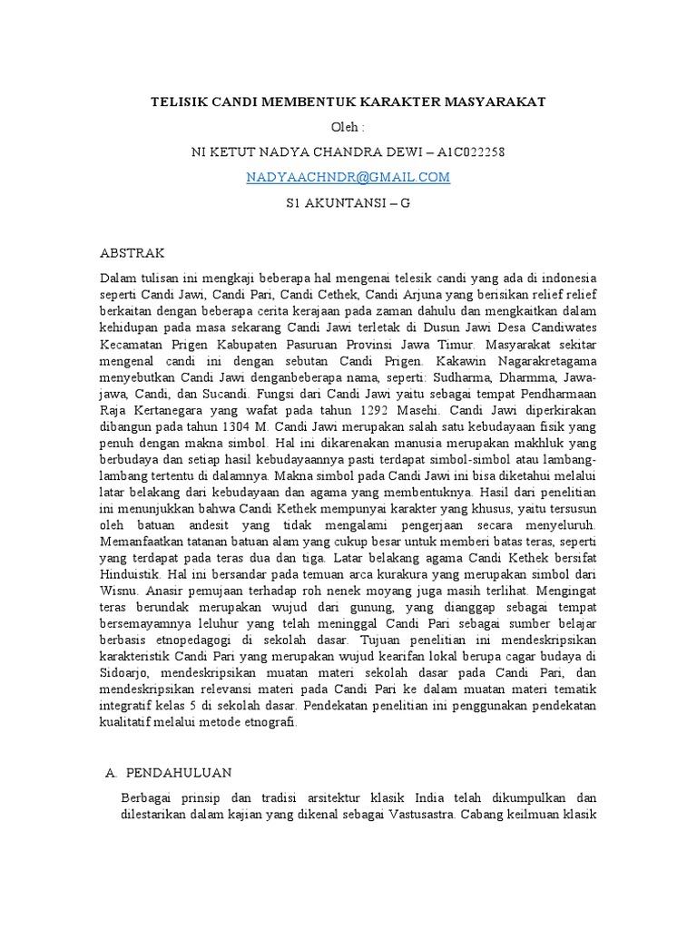 Ni Ketut Nadya Chandra Dewi A1c022258 | PDF