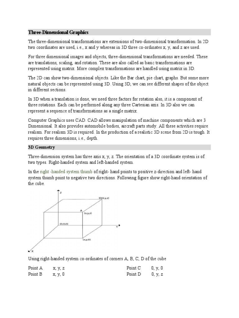 Chapter 6 | PDF | 2 D Computer Graphics | Cartesian Coordinate System