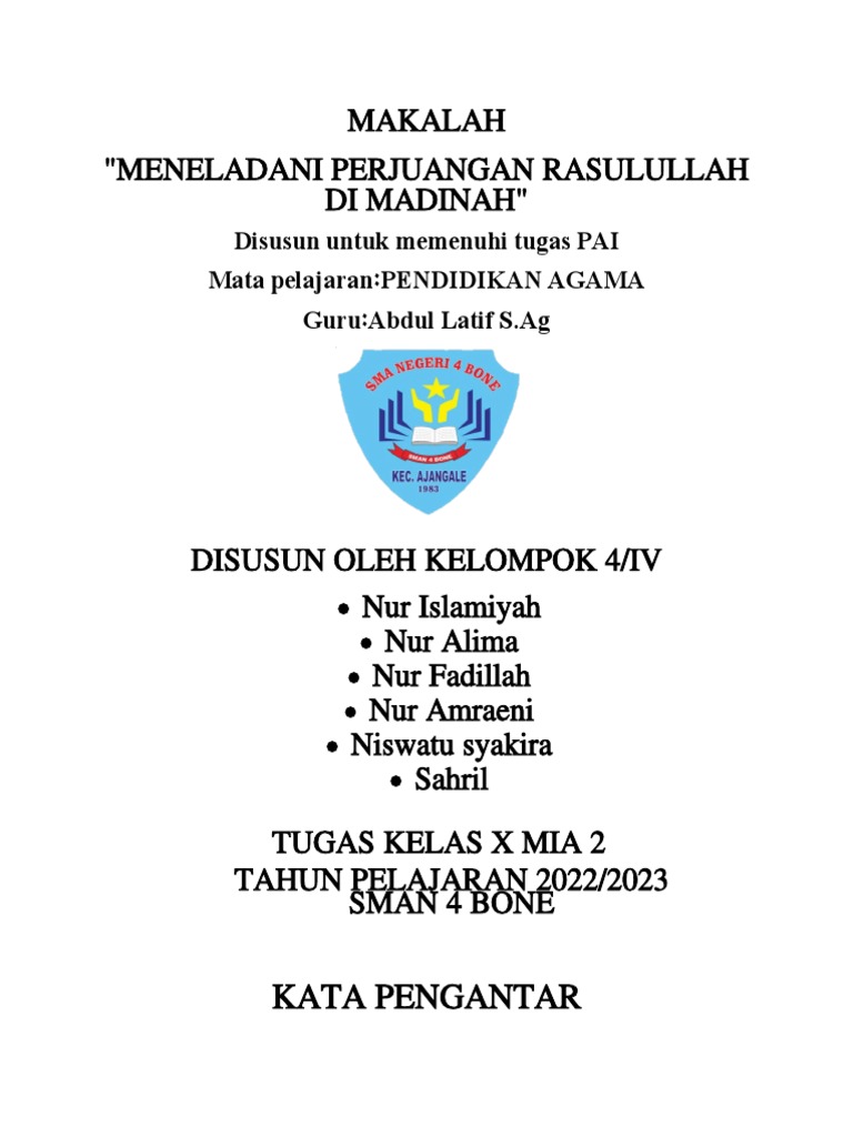 Makalah Pai 2 | PDF