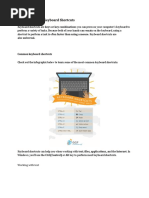 CP4P Week2 Keyboard Activity | PDF | Computer Keyboard | Keyboard Shortcut