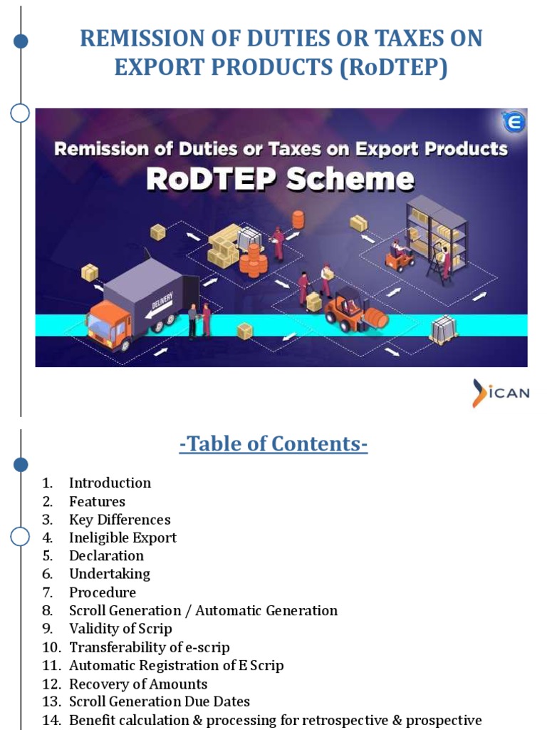 DTEP | PDF | Taxes | Exports