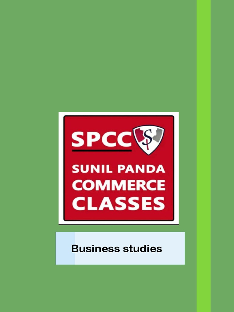 Business Studies Handwritten Notes Spcc Pdf