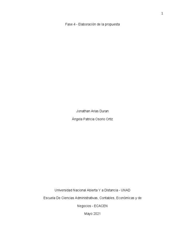 Grupo15 - Fase 4 - Elaboración de La Propuesta | PDF | Marketing ... Grupo15 - Fase 4 - Elaboración de La Propuesta | PDF | Marketing ...