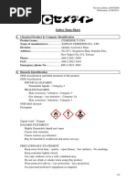 Mobil Delvac MX 15W-40 Safety Data Sheet | PDF | Waste | Toxicity