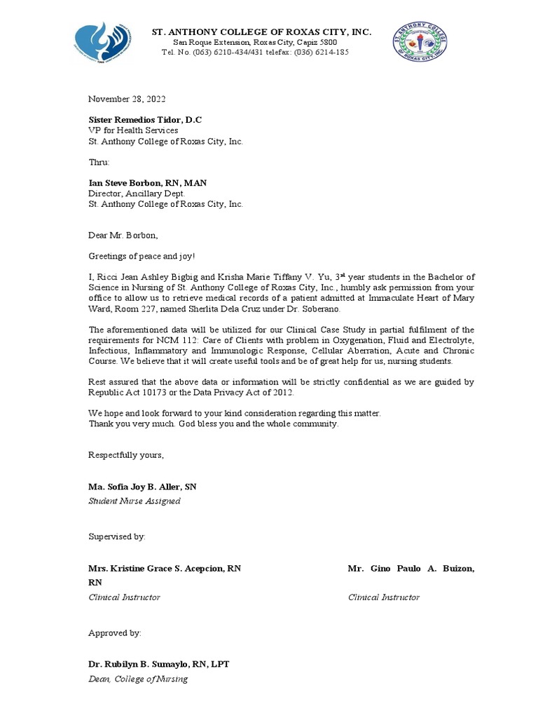 Nursing Students' Request for Records | PDF