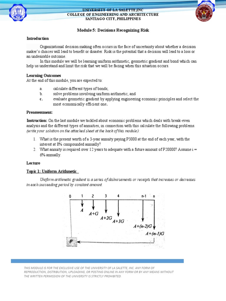 Module 5 Economics | PDF | Bonds (Finance) | Interest