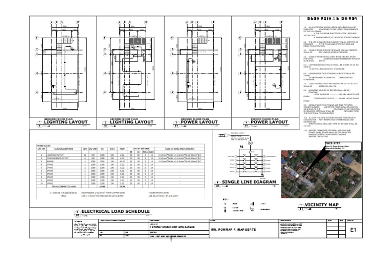 2-STOREY-STUDIO Electrical Loads | PDF | Mains Electricity | Electrical ...