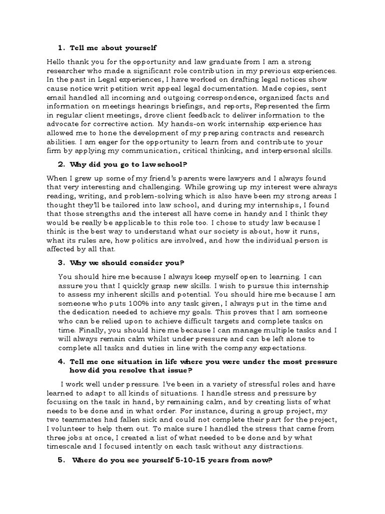 Interview Prepare | PDF | Intellectual Property | Cognition