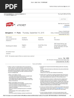 Redbus Ticket Format | PDF | Transport | Bus Transport