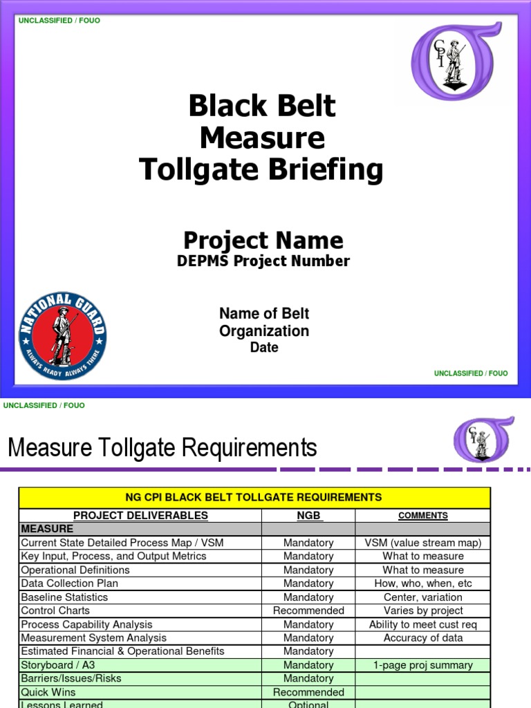 Module 28. Measure Tollgate | PDF | Science | Business
