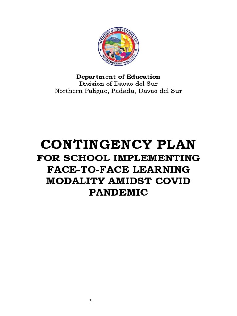 Contigency Plan | PDF