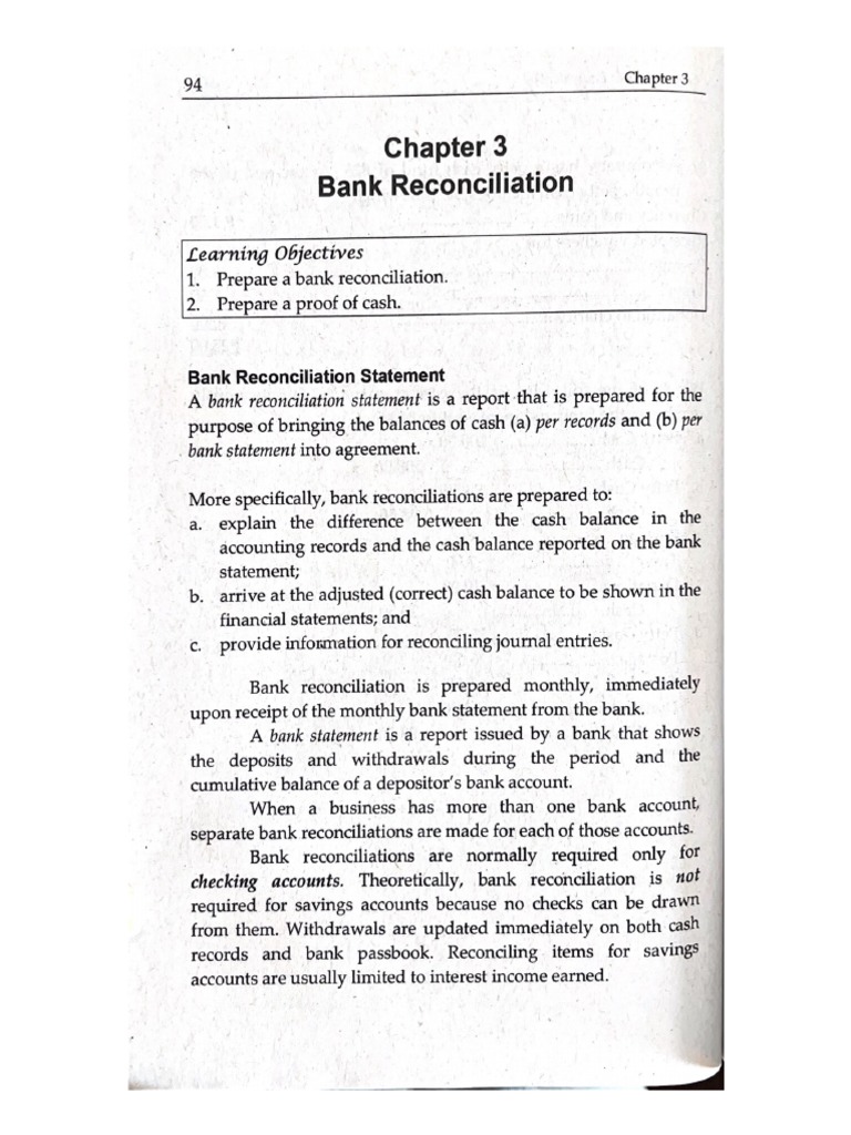 Bank-Reconciliation Ia1 | PDF