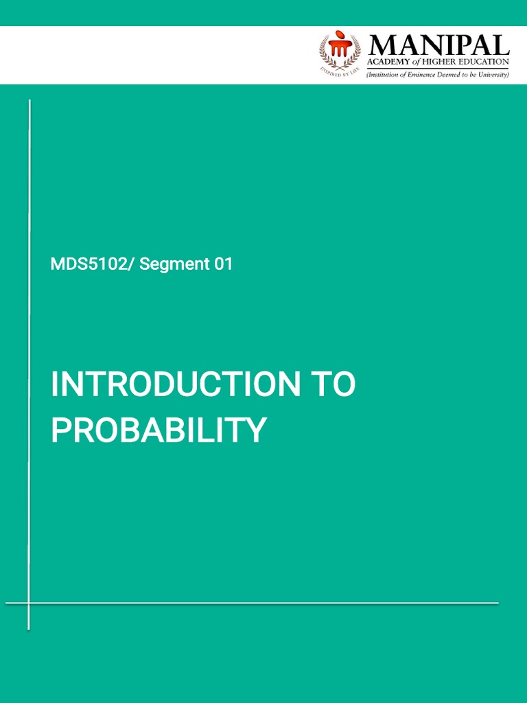 Segment 1 - PPD | PDF | Probability | Set (Mathematics)