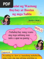 FILIPINO 2 - Salitang Naglalarawan | PDF