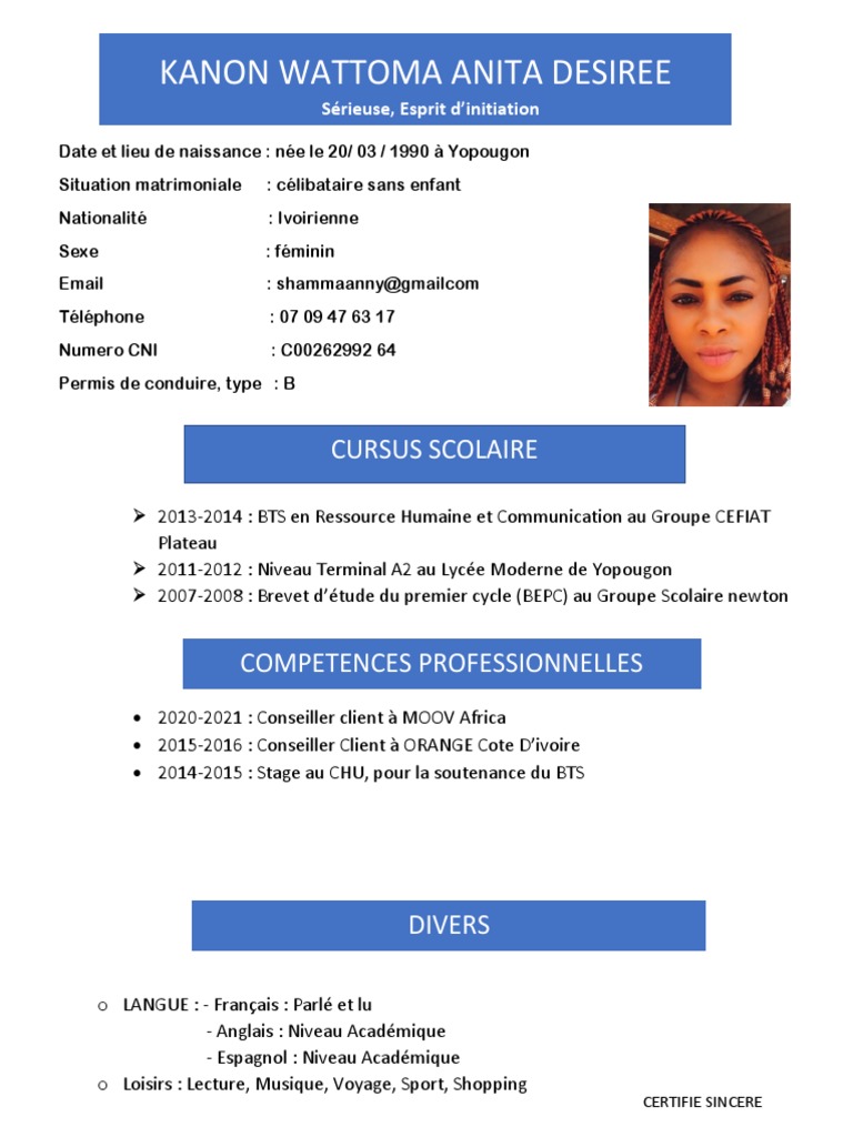 Anita CV | PDF