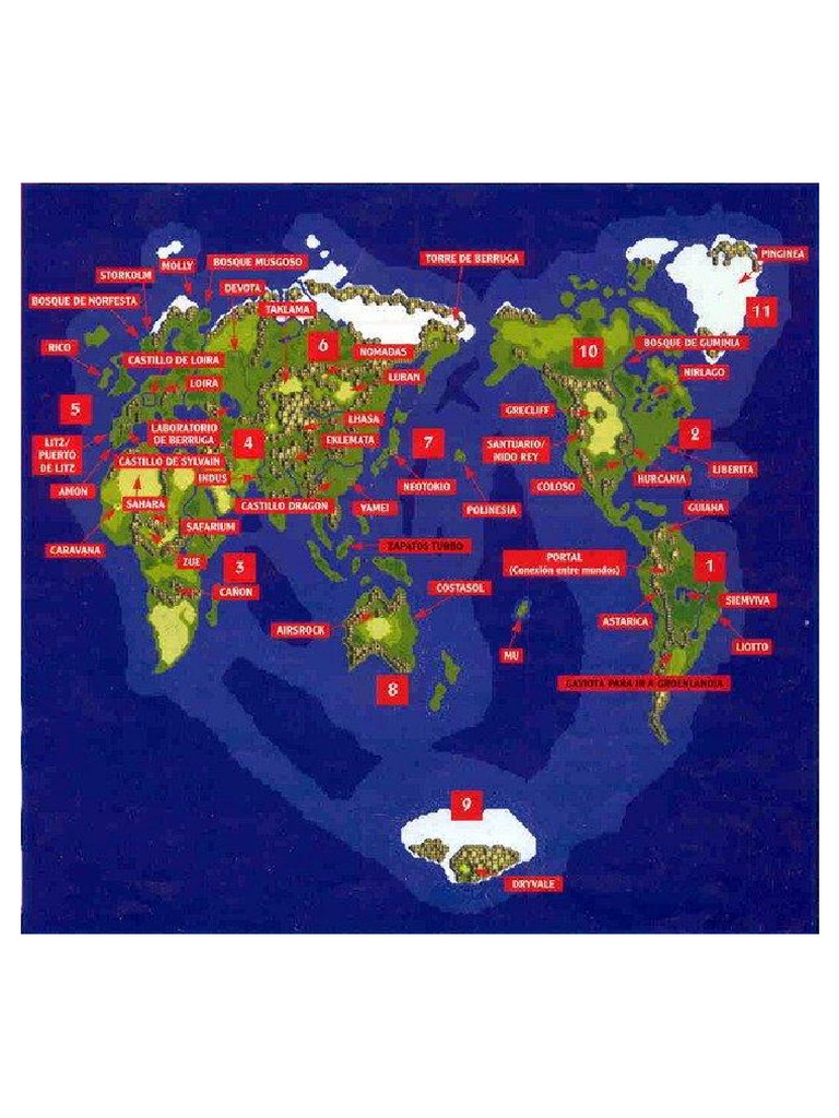 (Mapa) - Terranigma Snes Pal | PDF
