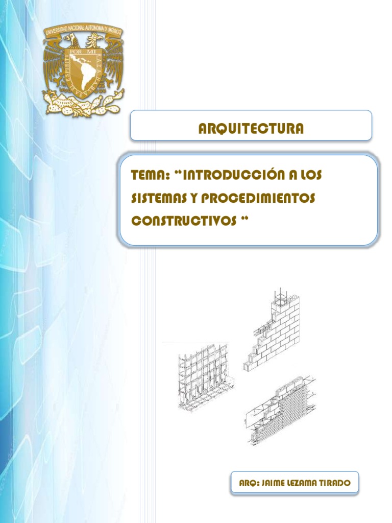 Introduccion A Los Sistemas y Procesos Constructivos | PDF | Hormigón | Fundación (Ingeniería)