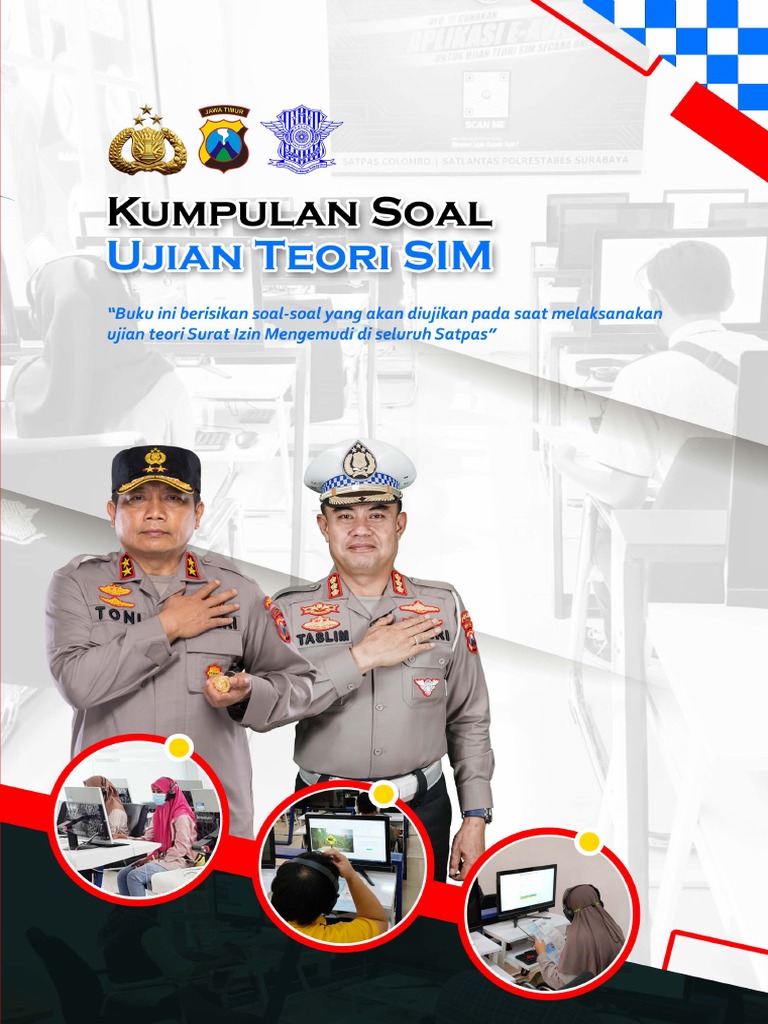 E-Book Buku Kumpulan Soal Ujian Teori SIM Polda Jatim - v2 | PDF