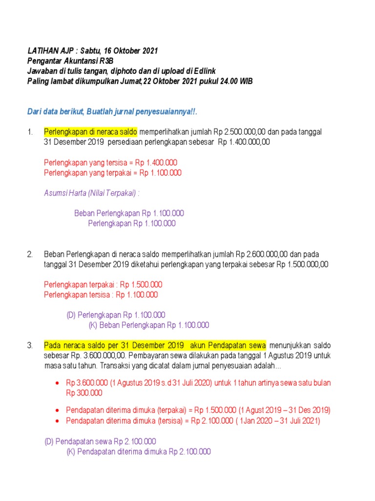 AJP-latihan-penyesuaian-jurnal | PDF