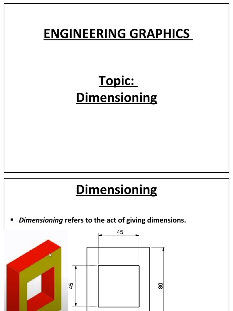 Dimensioning | PDF | Drawing