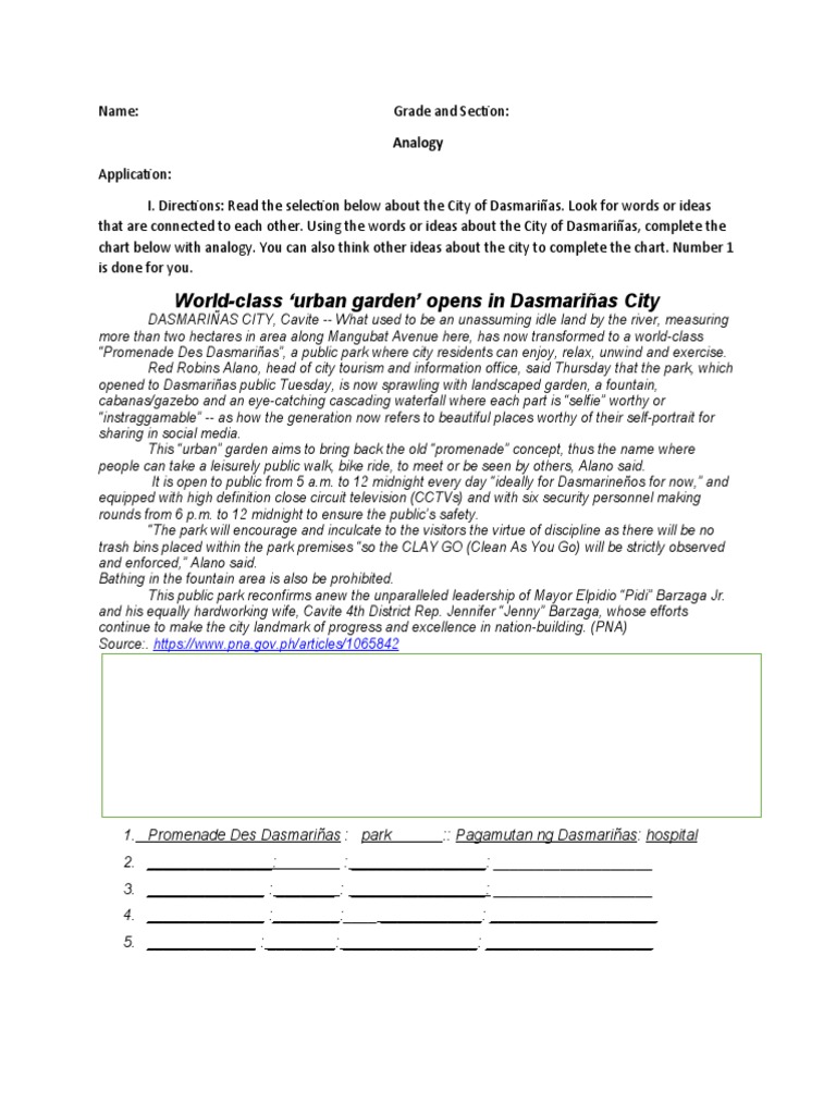 Learning Task 7 Fly Dasmarinas | PDF