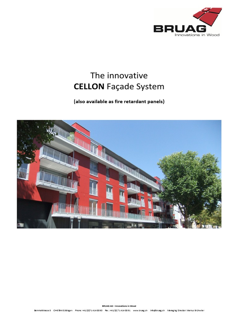 Innovative CELLON Facade System Overview | PDF | Wood | Building ...