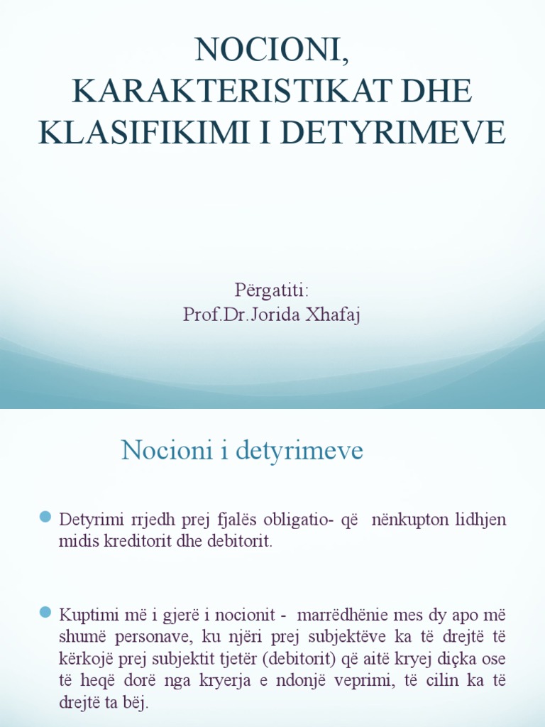 Ligjerata II Detyrimore | PDF
