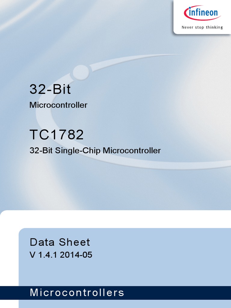 Infineon TC1782 DS v01 - 04 - 01 en | PDF | System On A Chip | Microcontroller