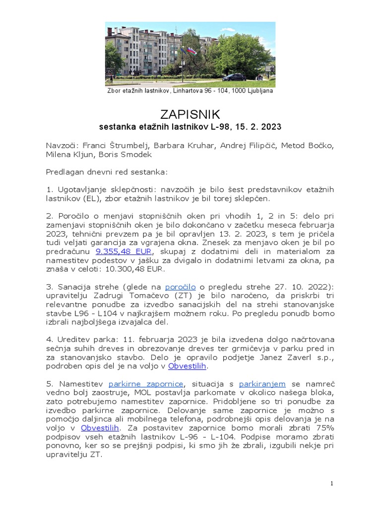 Sestanek El l98 | PDF