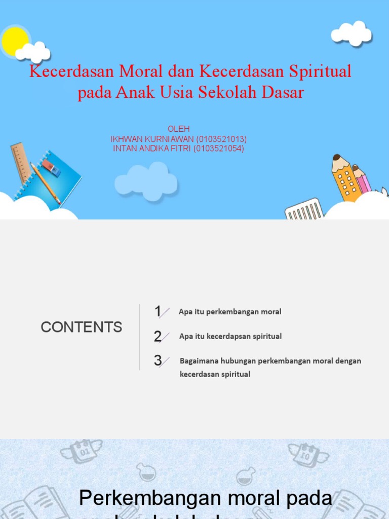Kecerdasan Moral dan Spiritual Anak SD | PDF | Kesehatan Holistik