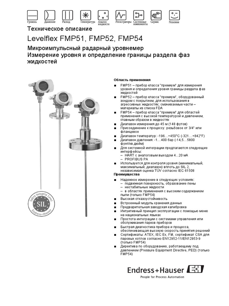 Levelflex fmp51 52 54 | PDF | Safety | Chemistry