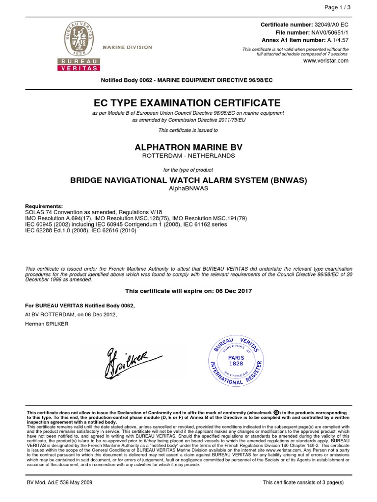 BNWAS BV Approval | Download Free PDF | Quality Assurance | Computing