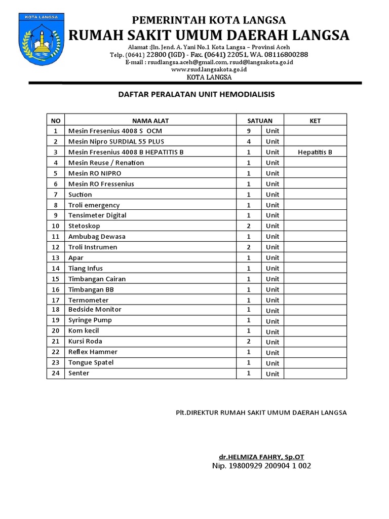 Daftar Peralatan HD Dan Foto Alat HD Edit | PDF