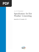 ACI305R-10 Guide To Hot Weather Concreting | PDF