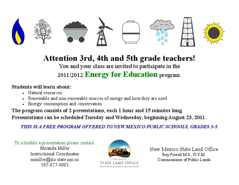 Energy For Education Invitation | PDF | Technology & Engineering
