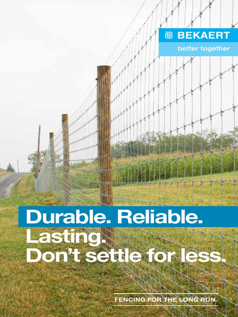Bekaert Fencing Catalogue 2021 | PDF | Rust | Ultimate Tensile Strength