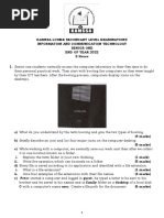 UNEB ICT Sample Question Paper1 MARKING GUIDE | PDF | Computer Network | Computer Data Storage