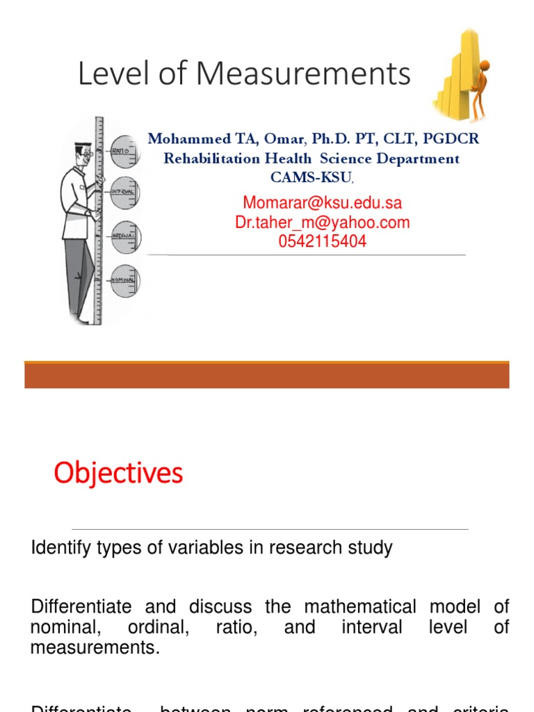 Level of Measurements | PDF | Level Of Measurement | Statistics