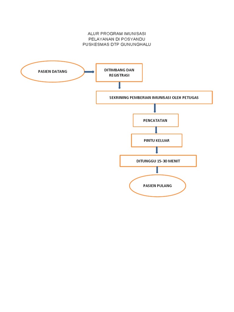 Alur Program Imunisasi Posyandu | PDF