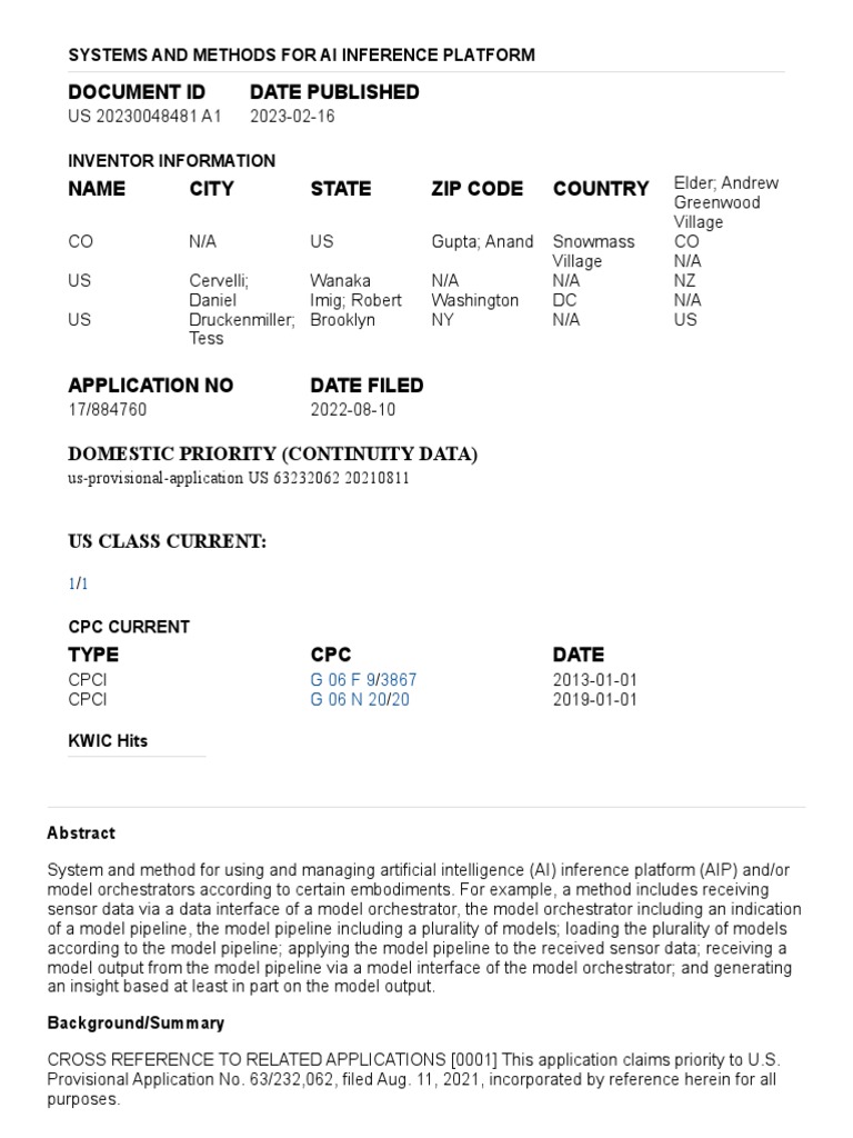 Planantir AI Patent | PDF | Machine Learning | Artificial Intelligence