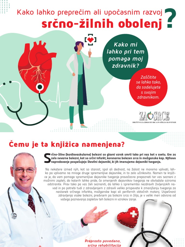 Kako Preprecim Ali Upocasnim Razvoj Bolezni Srca in Ozilja 210x150mm 202... | PDF
